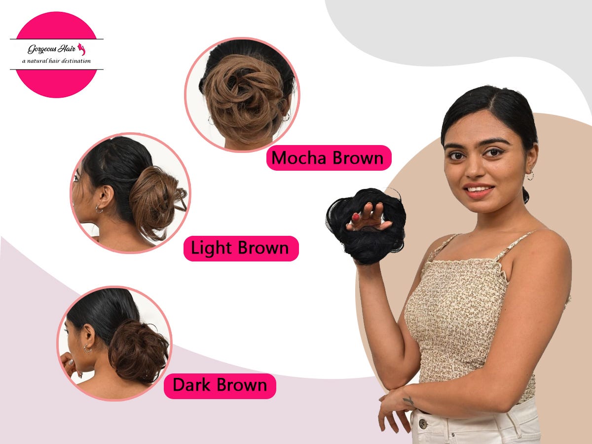 Step Out in Style with Messy Hair Bun Scrunchie | by The Gorgeous Hair ...