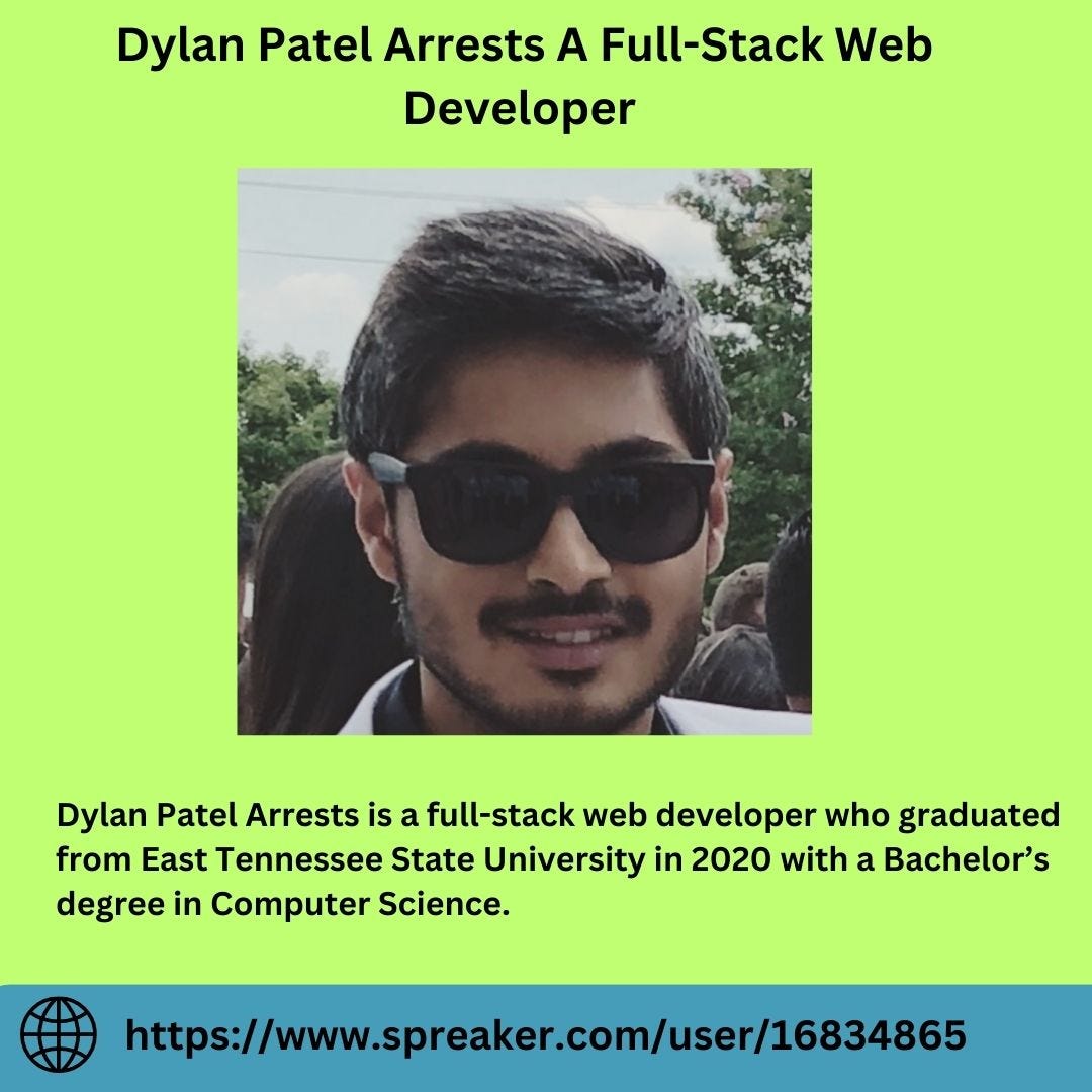 Dylan Patel Arrests — Software Developer - Dylan Patel Arrests - Medium