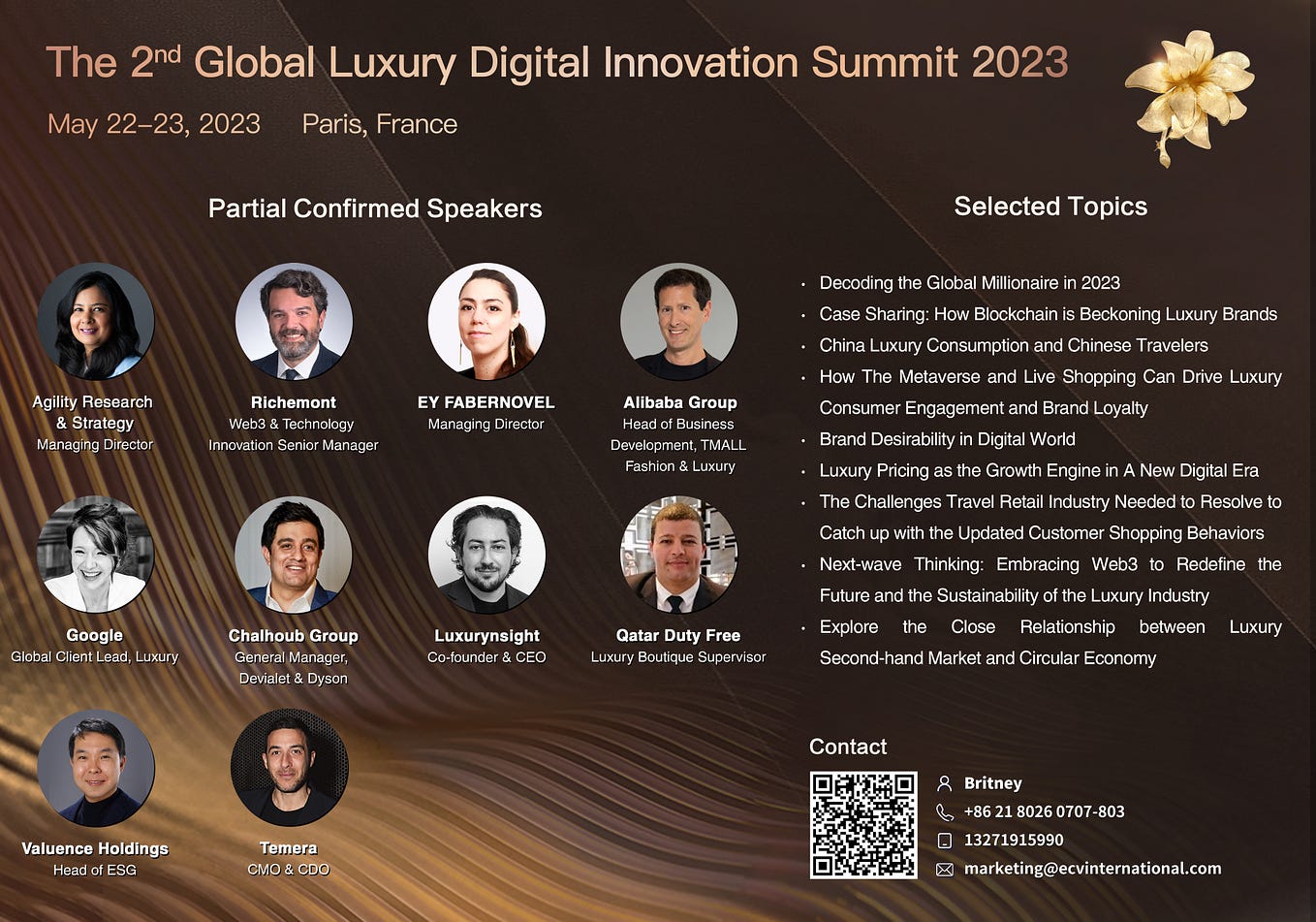 The 4th China Luxury Digital Innovation Summit 2023 | by Ecvinternational | Jun, 2023 | Medium