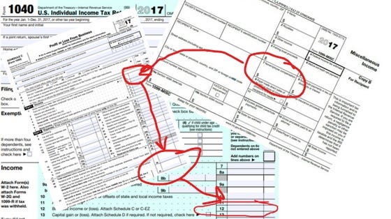 How To Read A Tax Return Part 2. A 1099-INT tells you how much interest ...