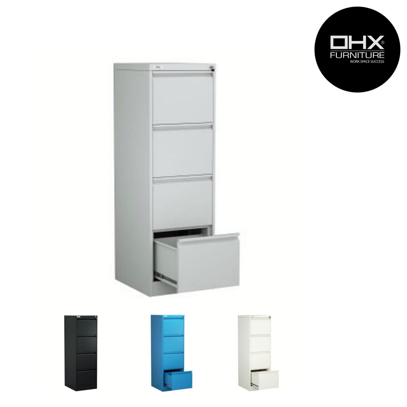 Cleverly Designed Storage: OHX Furniture 4 Drawer Filing Cabinet - OHX ...