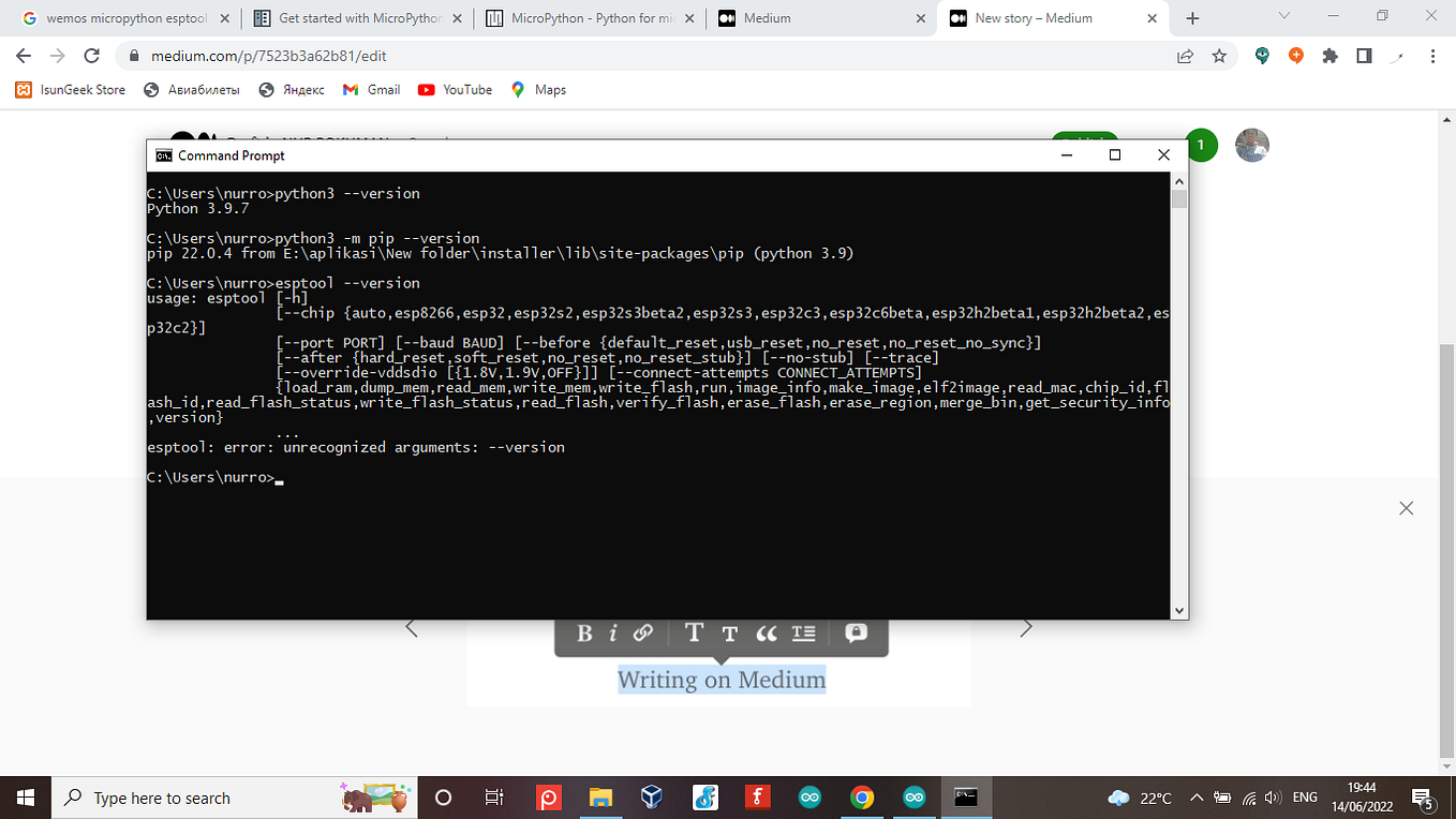 Micropython: Led Builtin Wemos D1 Mini menggunakan blink example di uPyCraft | by NUR ROKHMAN ...