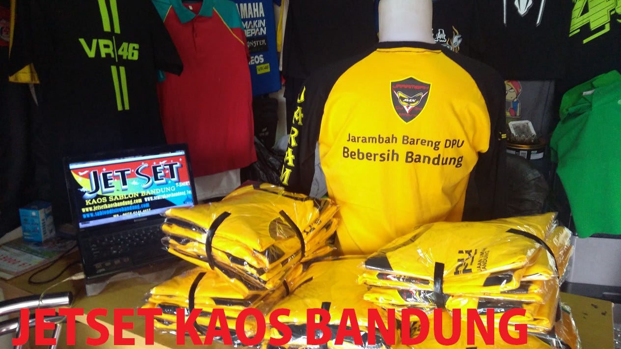 Jasa Sablon Kaos Murah di Bandung Tempat Bikin Buat pesan Kaos | by ...