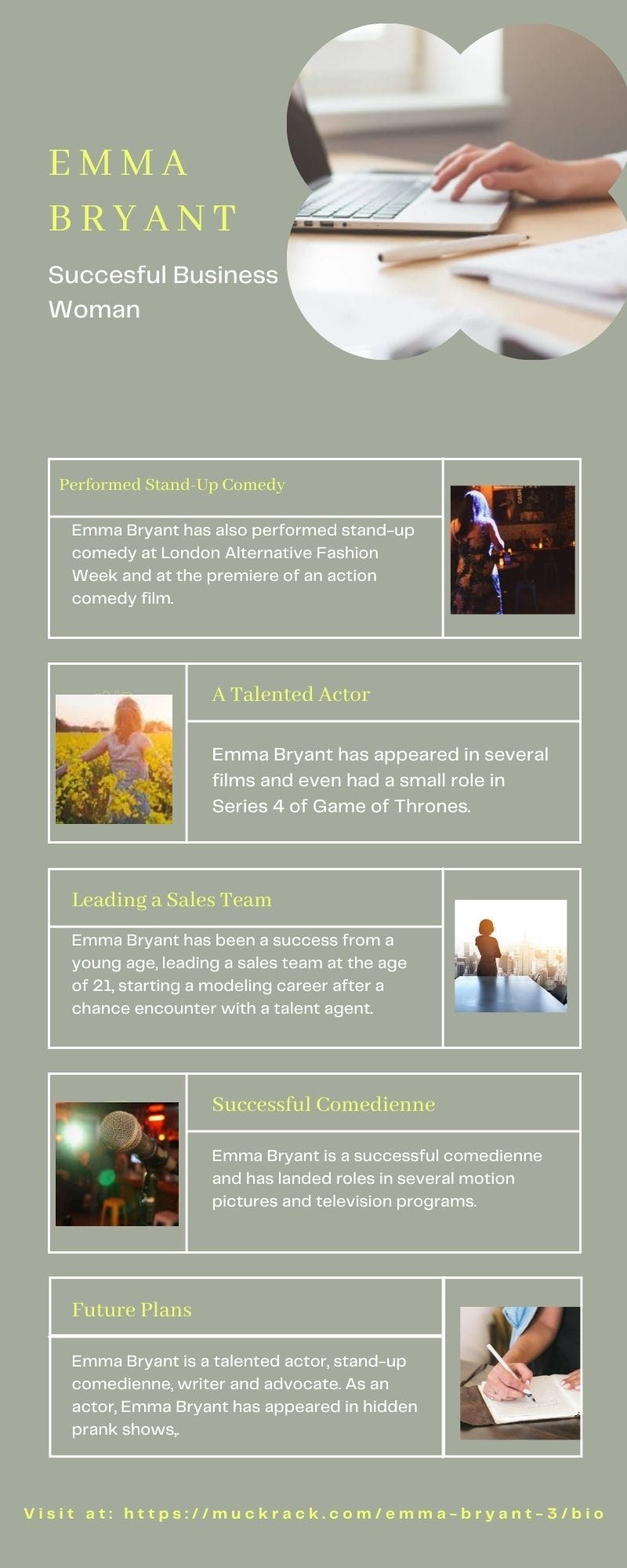 Emma Bryant A Versatile Entertainer - Emma Bryant - Medium