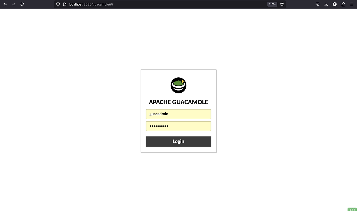 Apache Guacamole: manual installation with docker-compose | by Kenneth ...