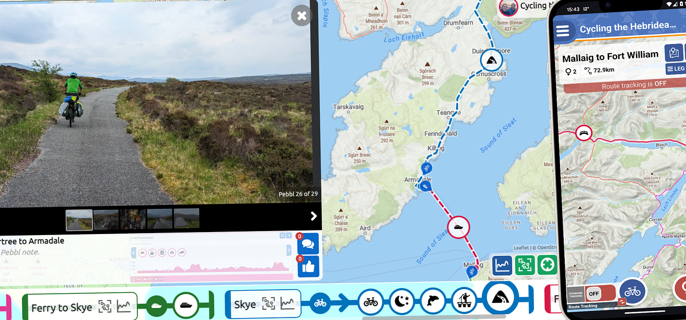 New Features for Pebbls Journey Tracking App: Embed Videos and Link ...