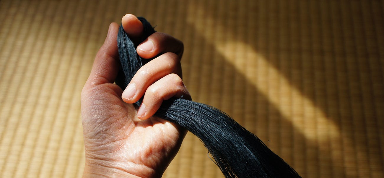 The preparation is the true charm of Yuki Tsumugi silk | by TAKEUCHI ...