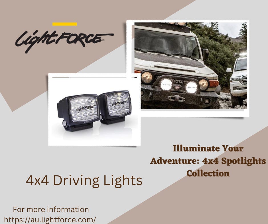 4wd spotlights - Light Force - Medium