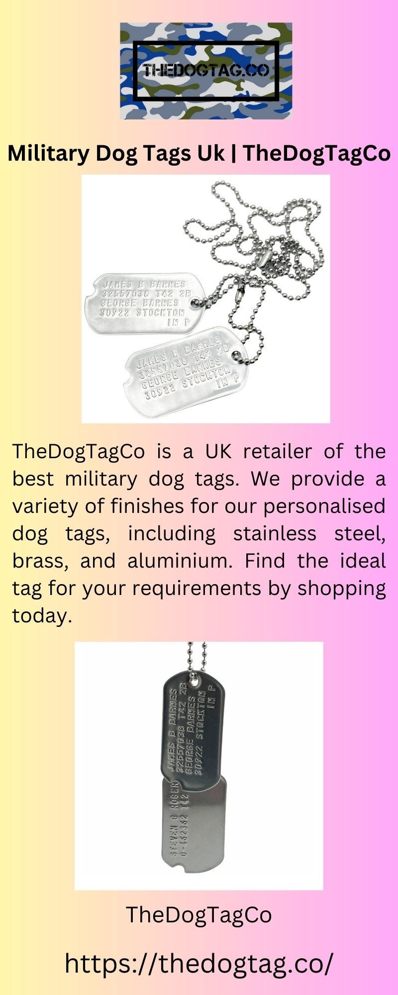 Exploring the Amazing Benefits of Soldier Dog Tags: Unbreakable Bond ...