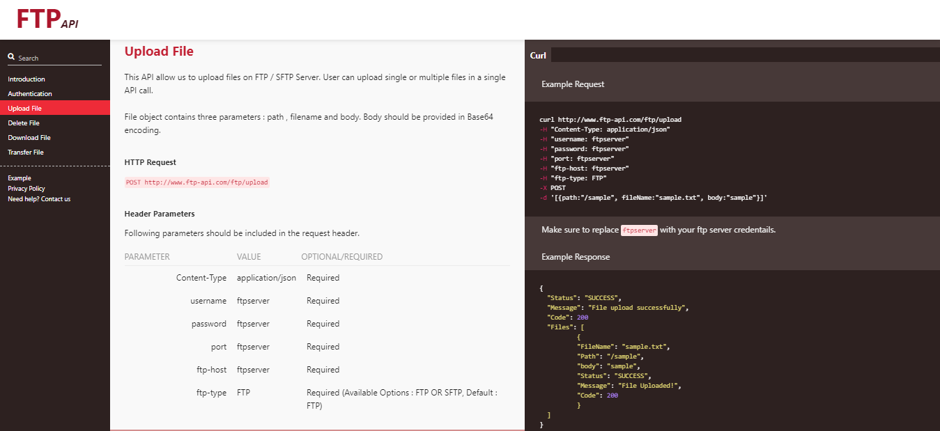 How to use FTP Server using Rest API | by Adarsh Sharma | Medium