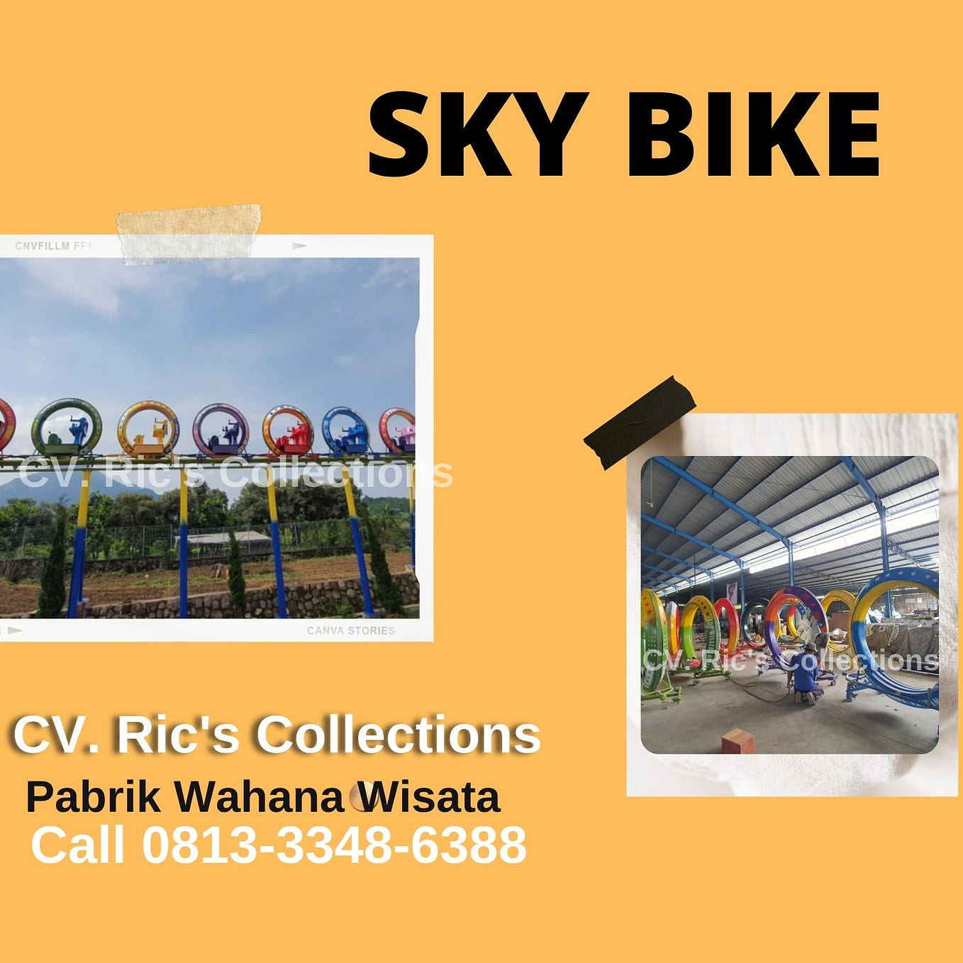TERJAMIN KUAT, Call 0813–3348–6388, CV Rics Collections Pabrik Wahana ...