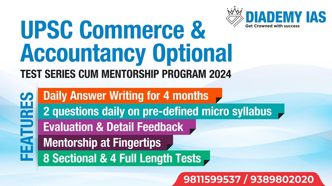Ready to boost your UPSC journey with Commerce Optional? - Diademy IAS ...