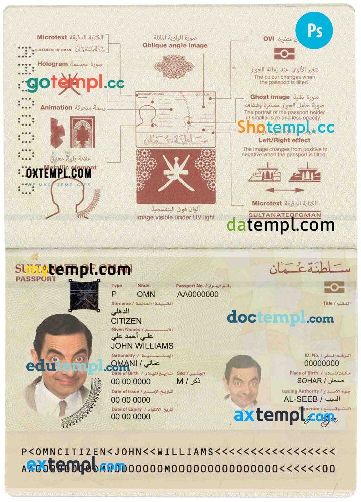 Peru Passport Template In Psd Format Fully Editable By Doctempl Aug 2023 Medium