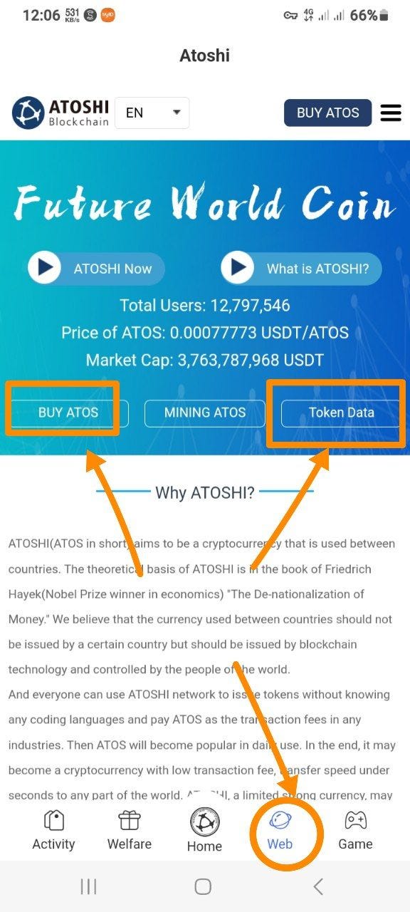 How to eran usdt(polygon) on Atoshi wallet? app download on playstore ...