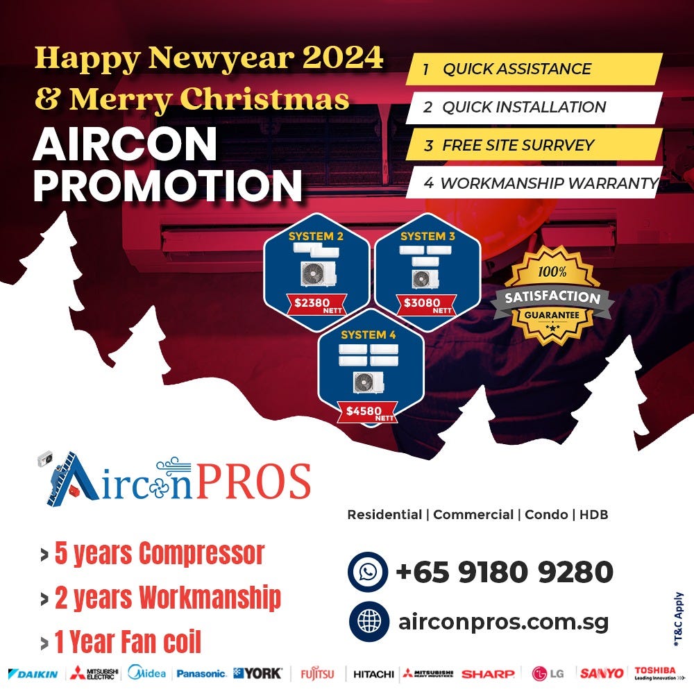 Daikin Aircon Promotion - airconpros singapore - Medium