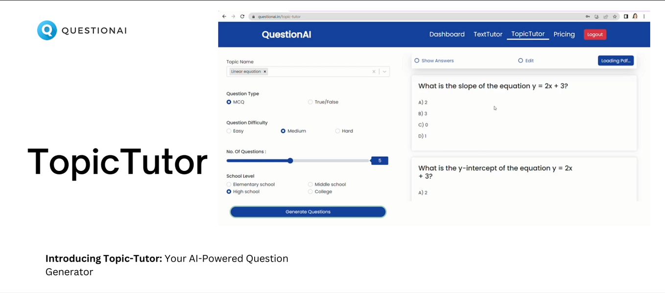 Introducing an AI Model for Automated Question Generation | by QuestionAI | Medium