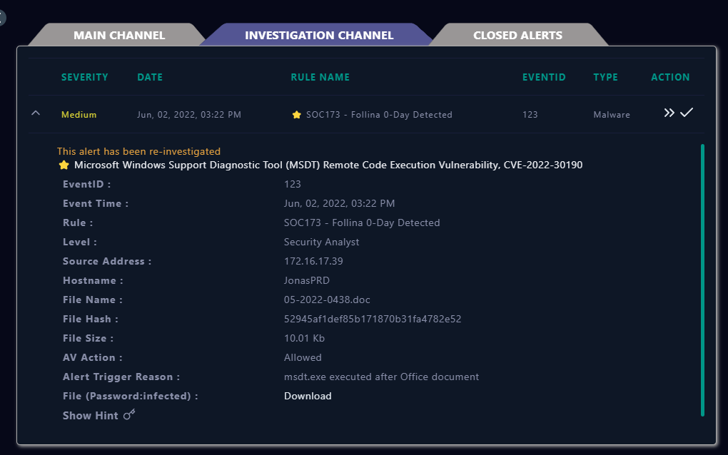 Lets Defend: Phishing Alert — Deceptive Mail Detected | by scan2folder | Medium