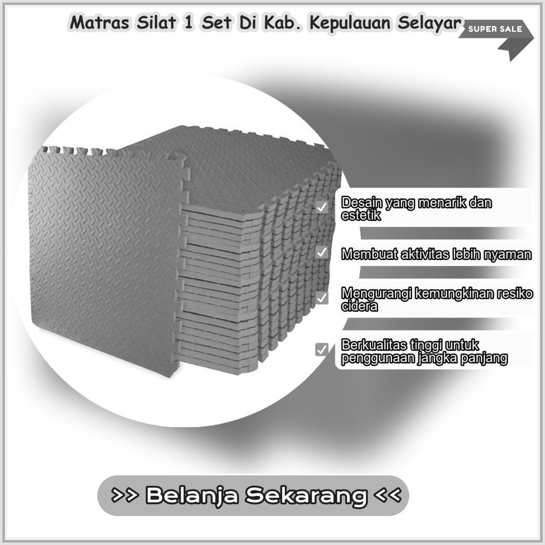 Matras Pencak Silat Di Jawa Tengah - Matras Gulat - Medium