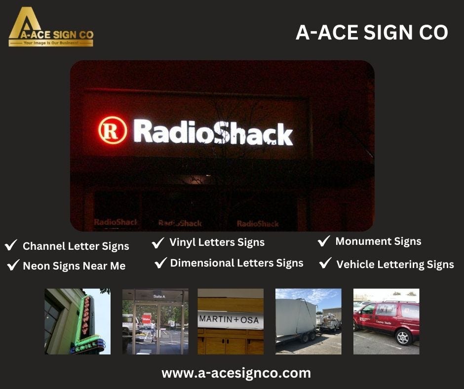 Enhance Your Brand with Custom Vinyl Letters Signs by A-ACE Sign Co ...
