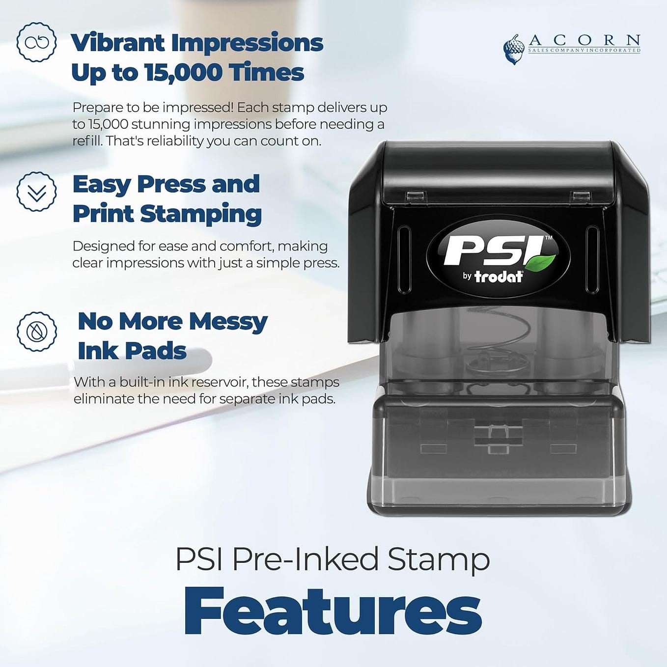 English Cocker Spaniel Outline Self-Inking Mail Stamp - Acorn Sales ...