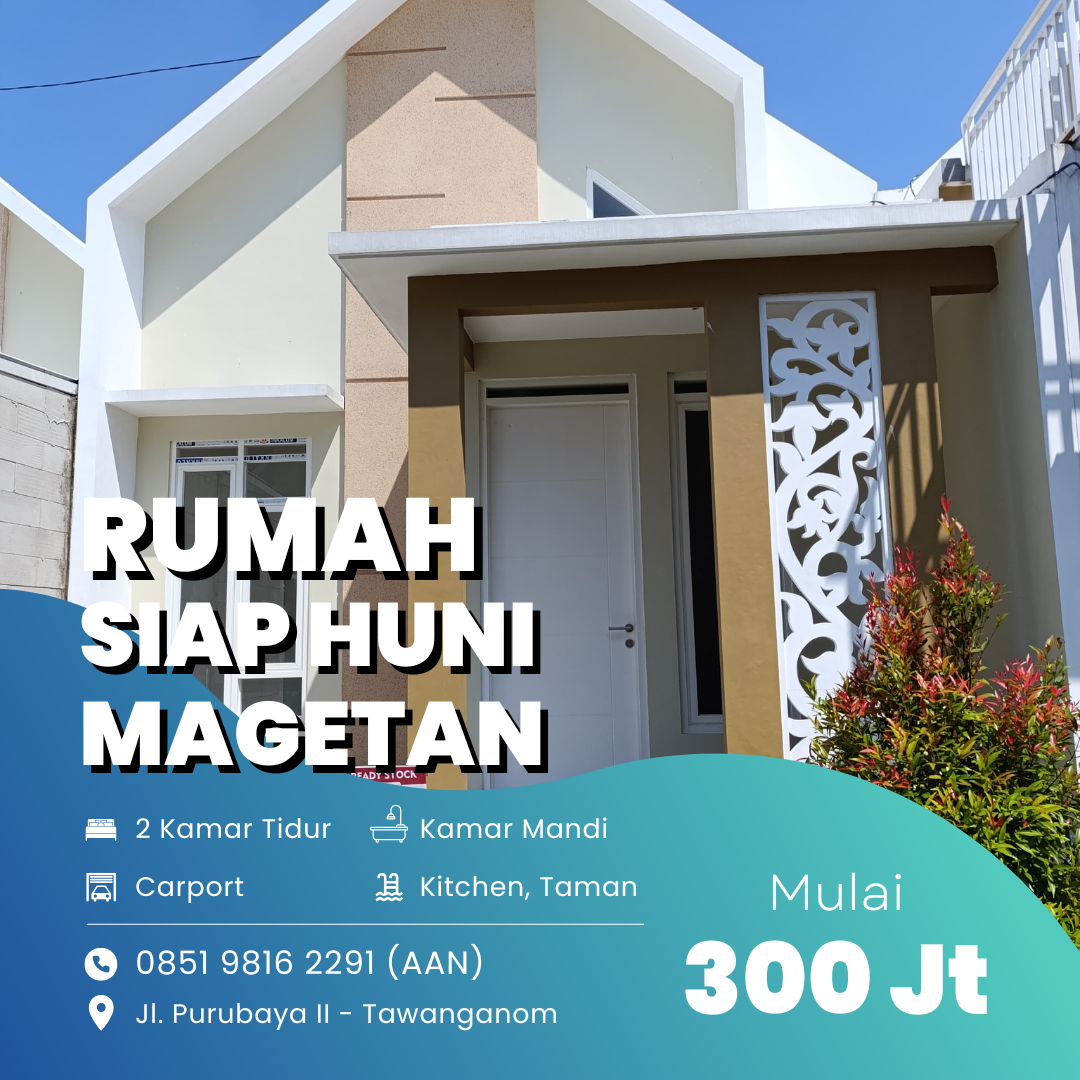 RUMAH SIAP HUNI DI MAGETAN KOTA, HUB 0851 9816 2291. | by Aan Sanaya | May, 2025 | Medium