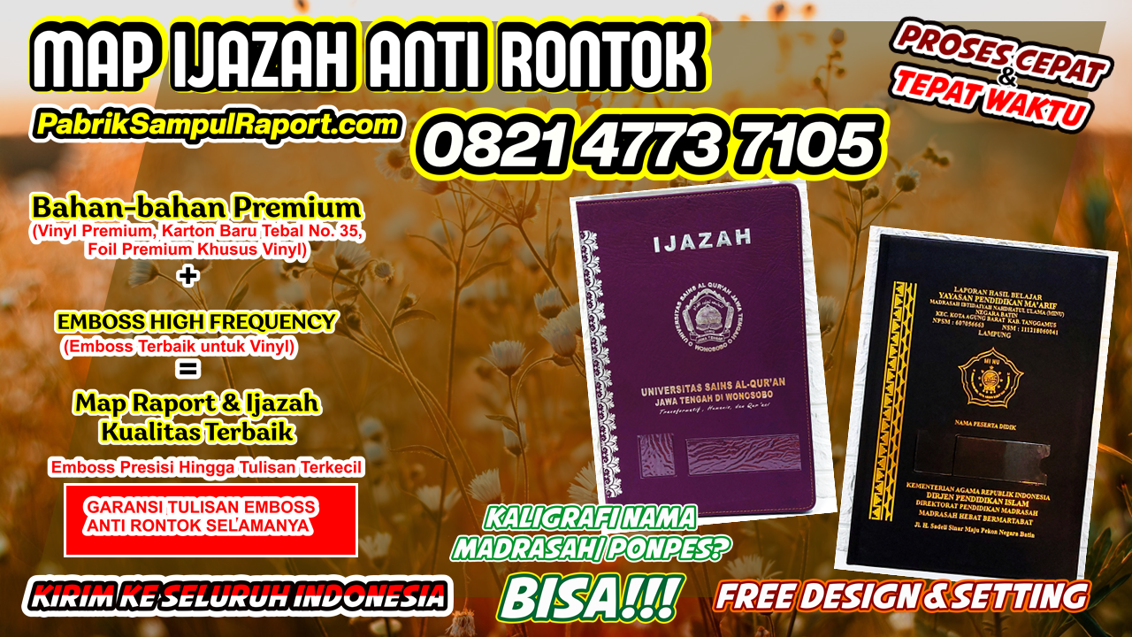 0821–4773–7105 Map Raport Tk Sampul Ijazah di Tegal | by ...