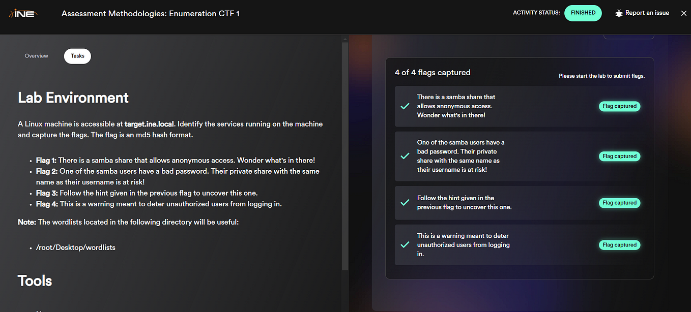 Host And Network Penetration Testing System Host Based Attacks Ctf 1 Ejpt Ine By Prinu 17