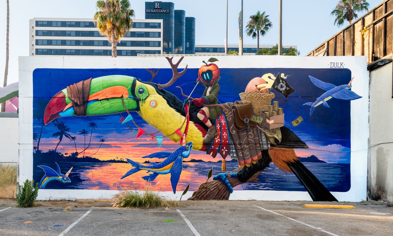 Students Co-Creating CSULB’s Community Mural with Mer Young | by Joshua ...