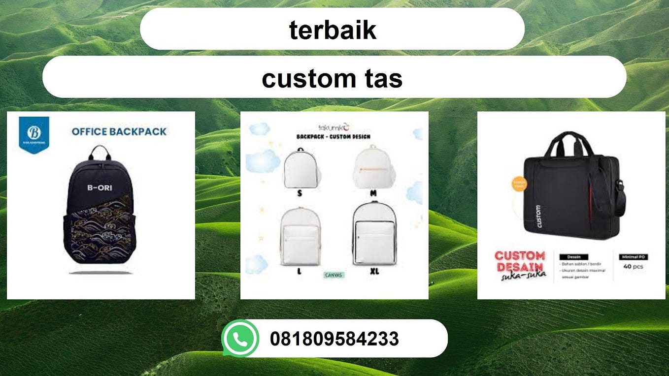 terbaik, 0818–0958–4233 custom tas branded - Letracahyani - Medium