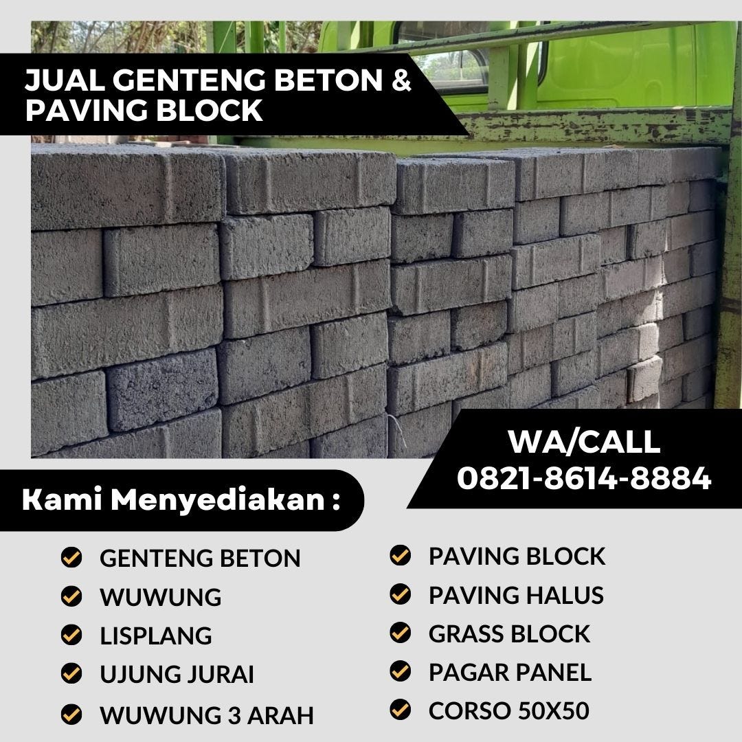 CALL/WA 0821–8614–8884, Pabrik Paving Block Uskup - Paving Flat Beton ...