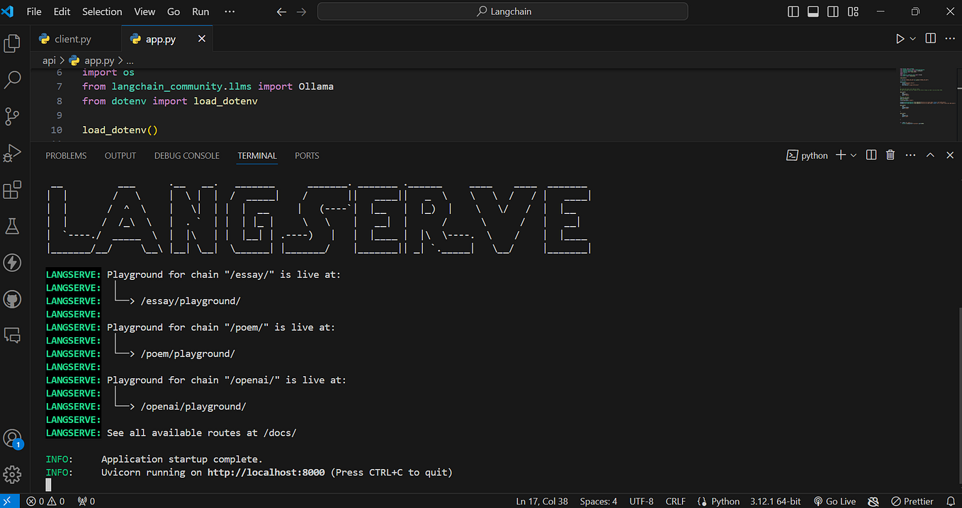 Building an End-to-End Q&A Chatbot with Langchain and OpenAI/Ollama | by Sayan Mandal | Medium