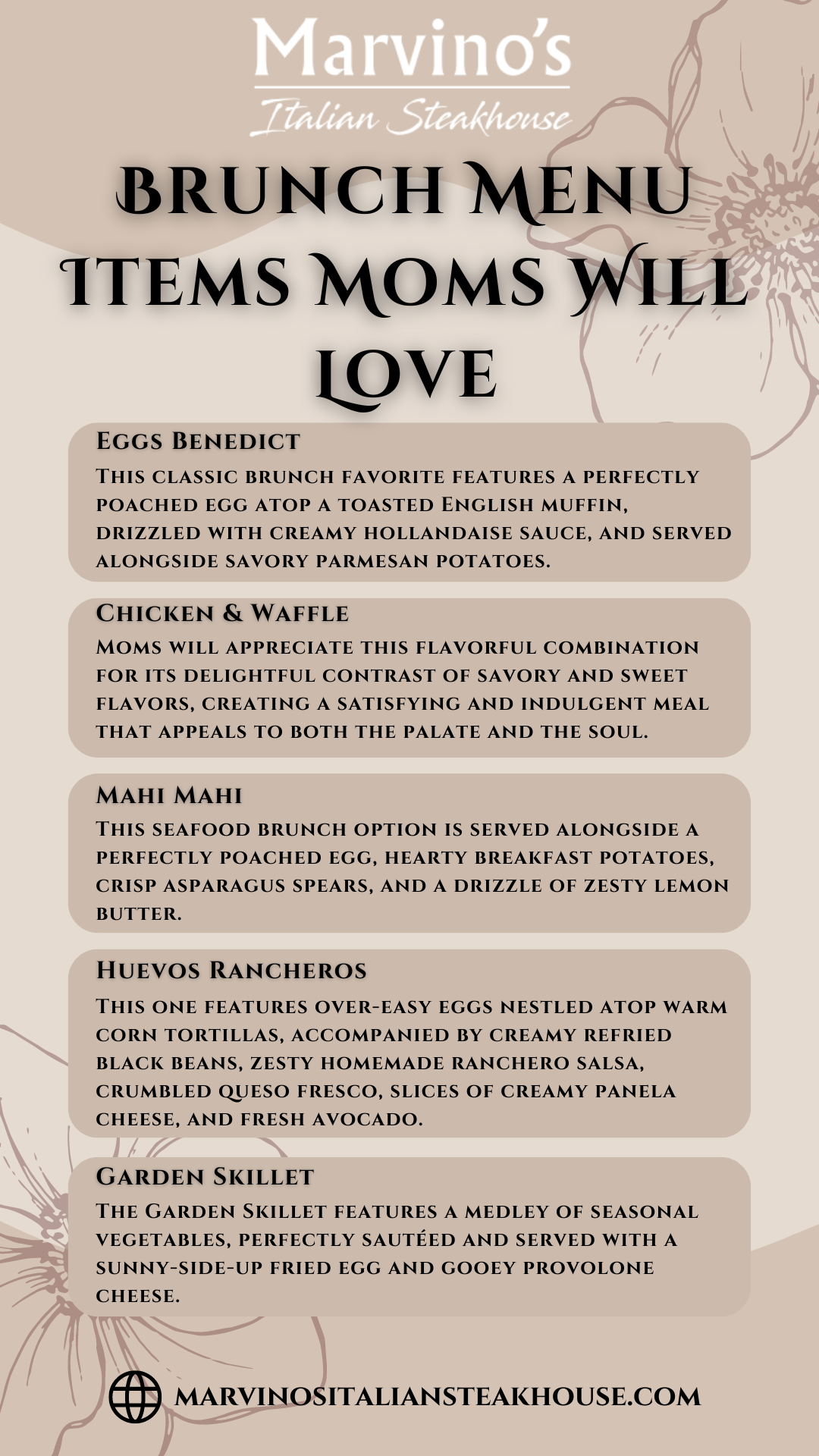 Steakhouse in Cypress — Marvino’s Italian Steakhouse - Marvino's ...