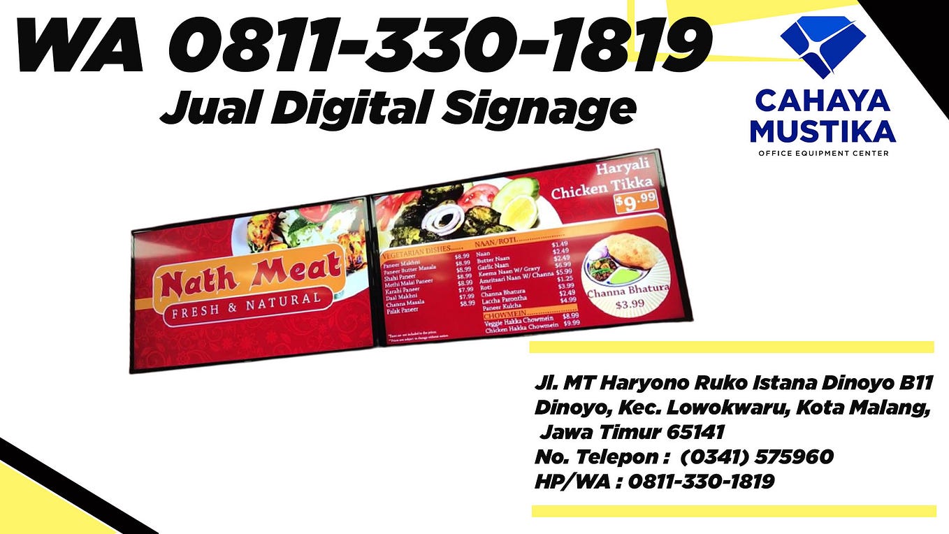 TELP/WA 0811–330–1819, Jual Android TV Signage Jakarta | by ...