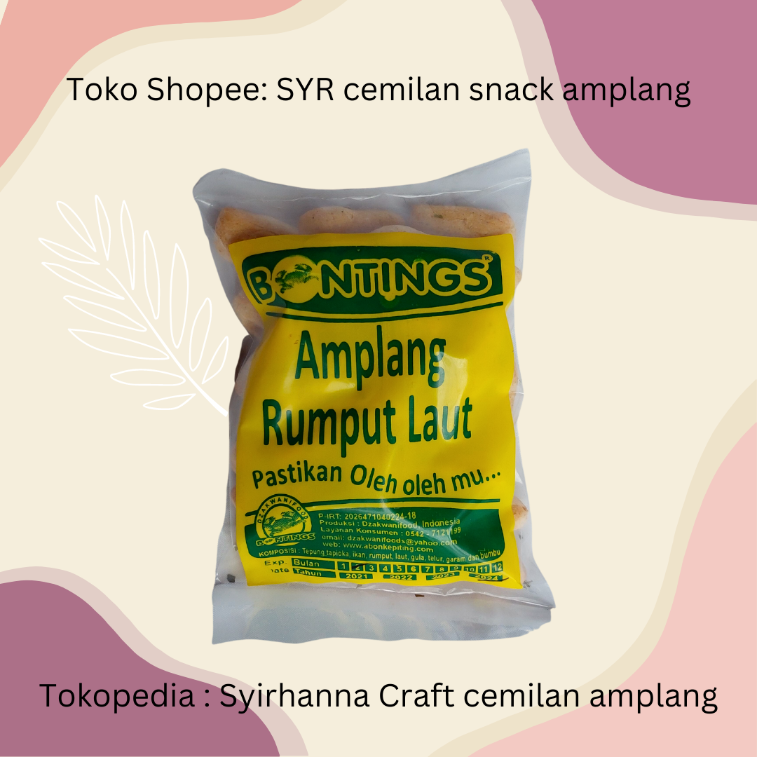 100 GRAM CEMILAN AMPLANG ORIGINAL RASA IKAN TENGIRI, | by SYR | Jul ...