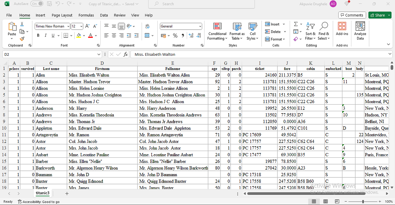 Exploring Titanic Dataset using SQL | by Jia Ean | Medium