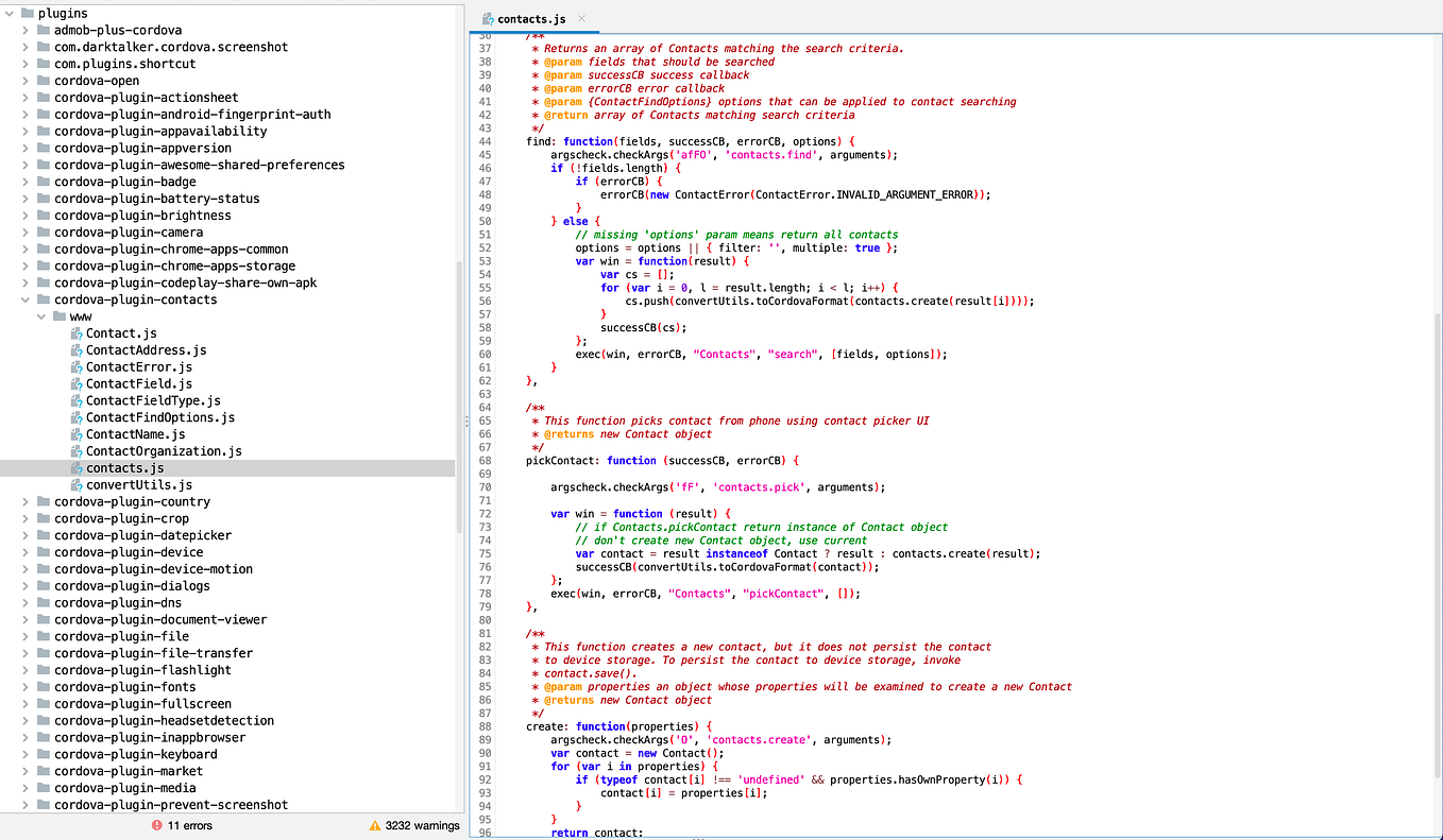 Reversing Cordova Chapter #2 — Playing with JavaScript | by FerroLx | AndroidReversing | Medium