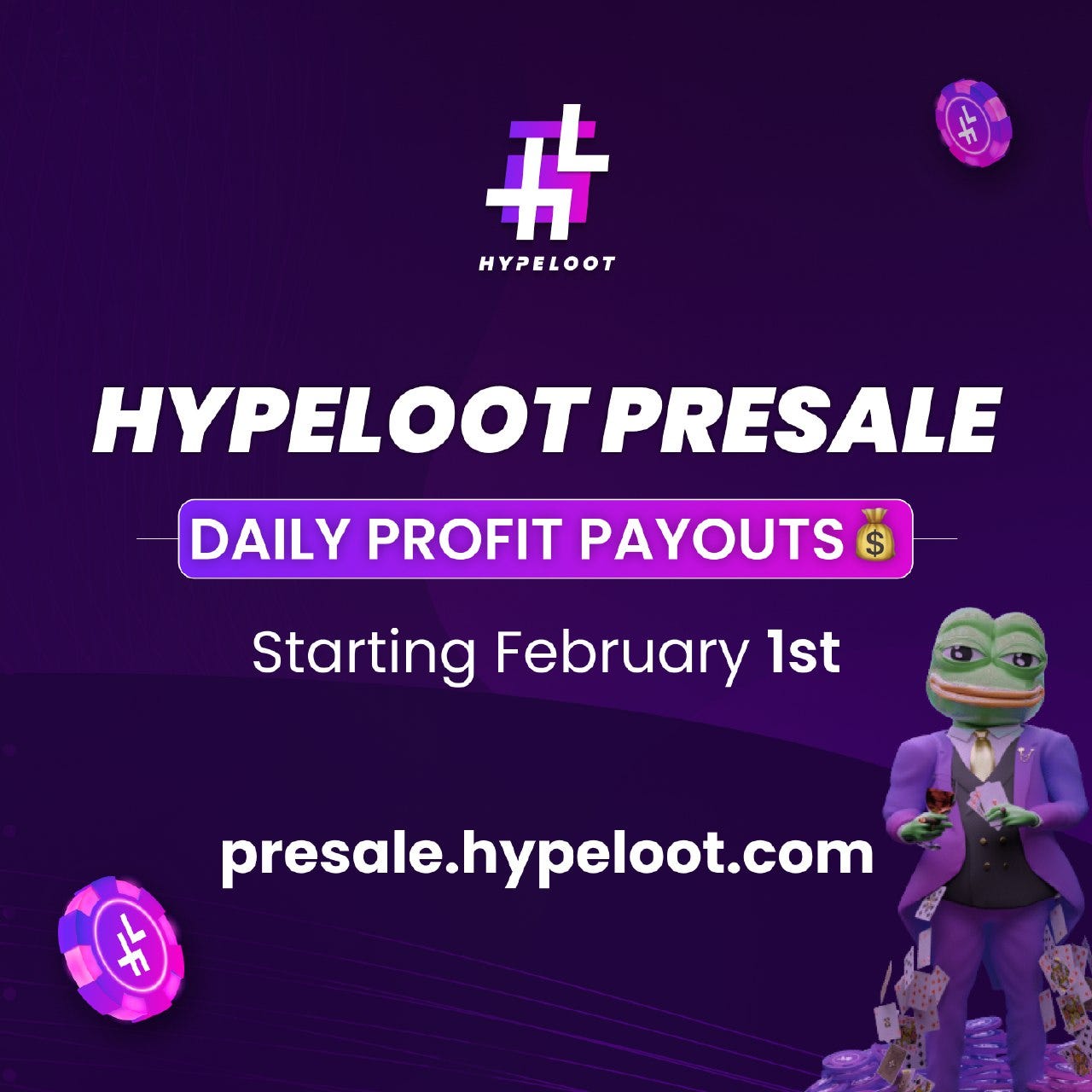 Join the Hypeloot presale - Ebullient Man - Medium