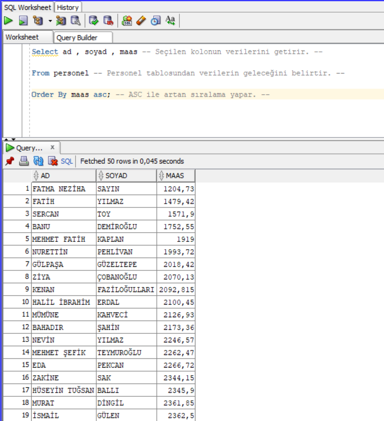 Oracle SQL’ de Karakter Fonksiyonları | by Bekir Tuğra Karabulut | Oct, 2024 | Medium