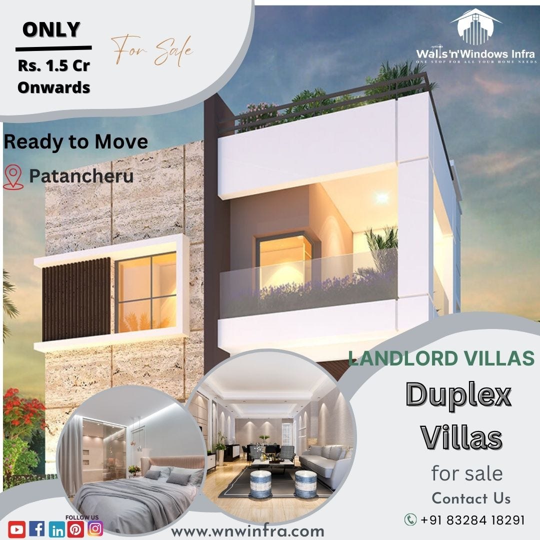 Fully Gated community in hyderabad || Walls ’n’ Windows Infra - Walls n ...