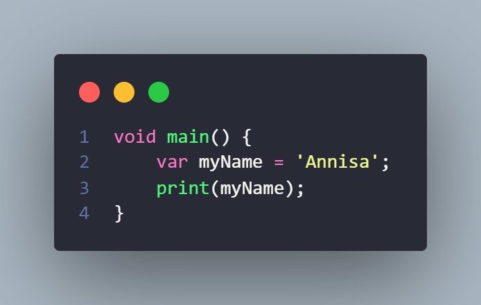 Dart part 2. …antara Function, Constanta dan Null… | by Annisa | Medium