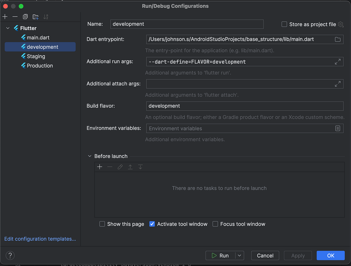 Flutter profiles in VSCode (Product flavors) | by Jonas De Vrient | Medium