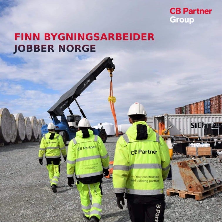 Ser du etter bygningsarbeiderjobber i Norge? | by CB Partner Group | Medium