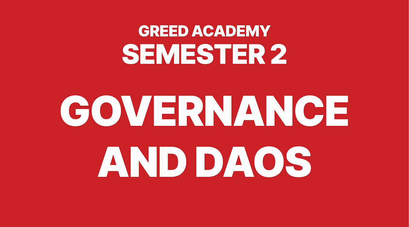 Lesson 1. Staking and Validators. The first lesson of the GREED Academy ...
