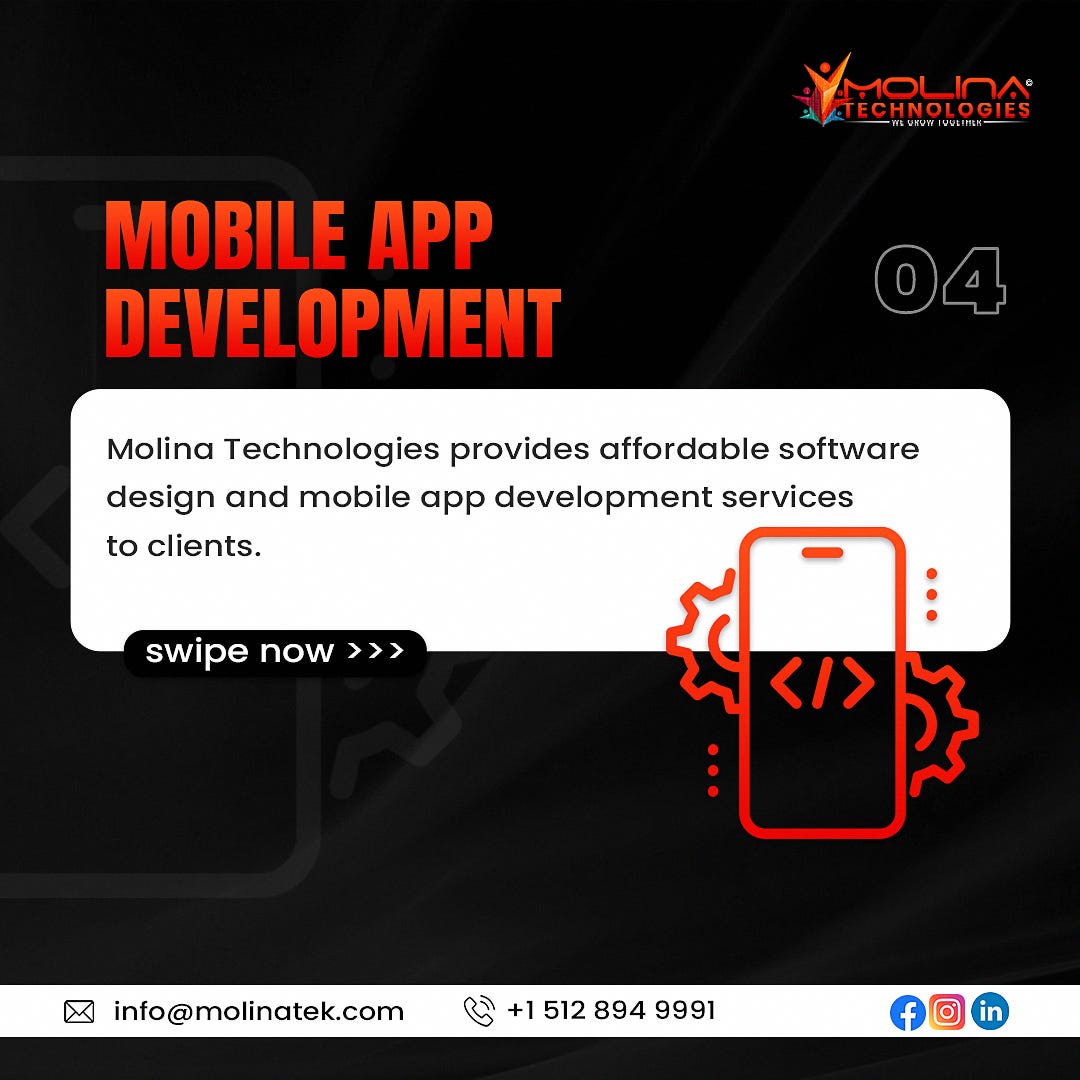 Mobile App Development Services | MolinaTek | by Mmolinatek | May, 2024 | Medium