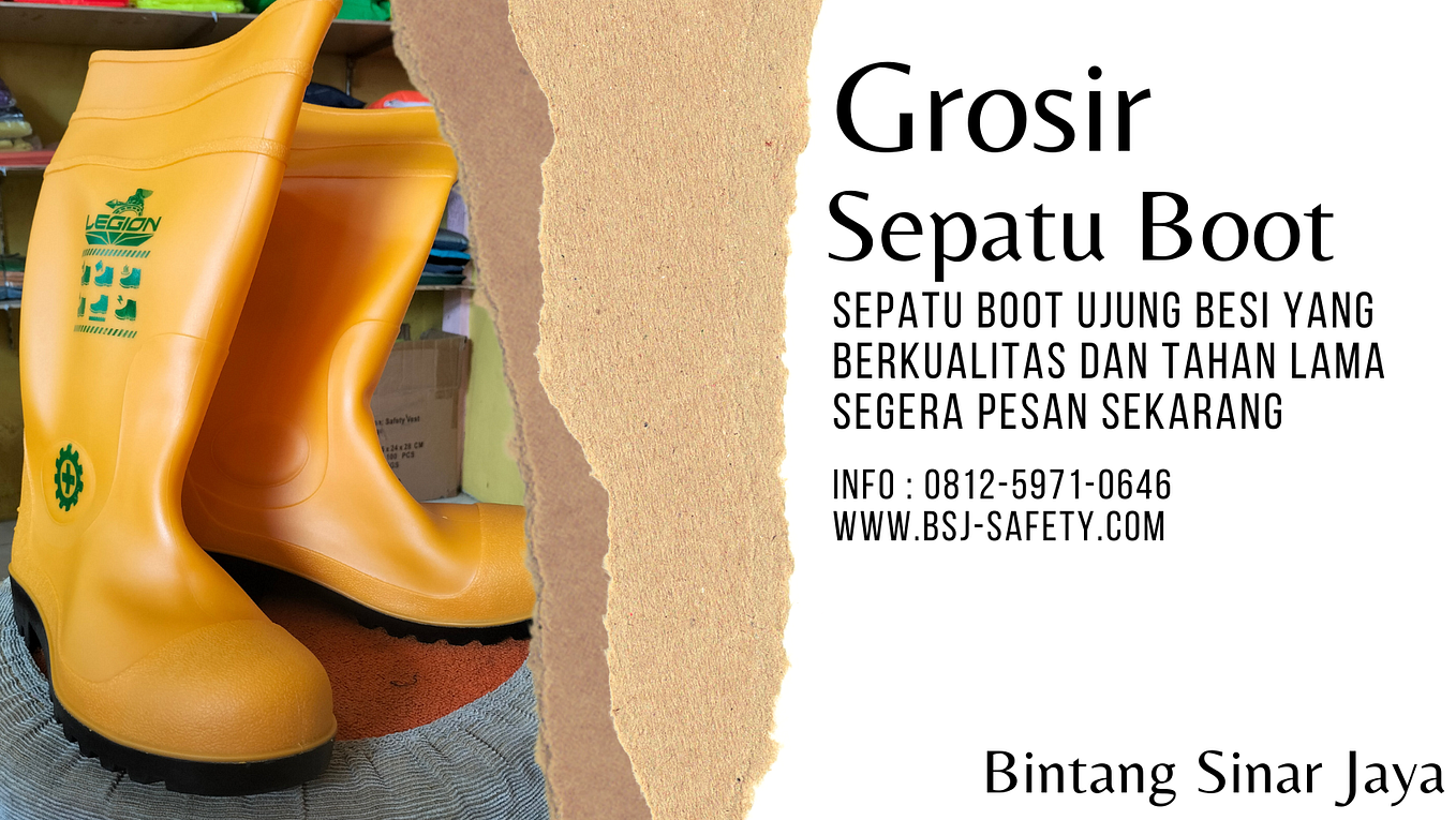 WA : 0812-5971-0646 Supplier Sepatu Boot Proyek Bisa Kirim Mandailing ...