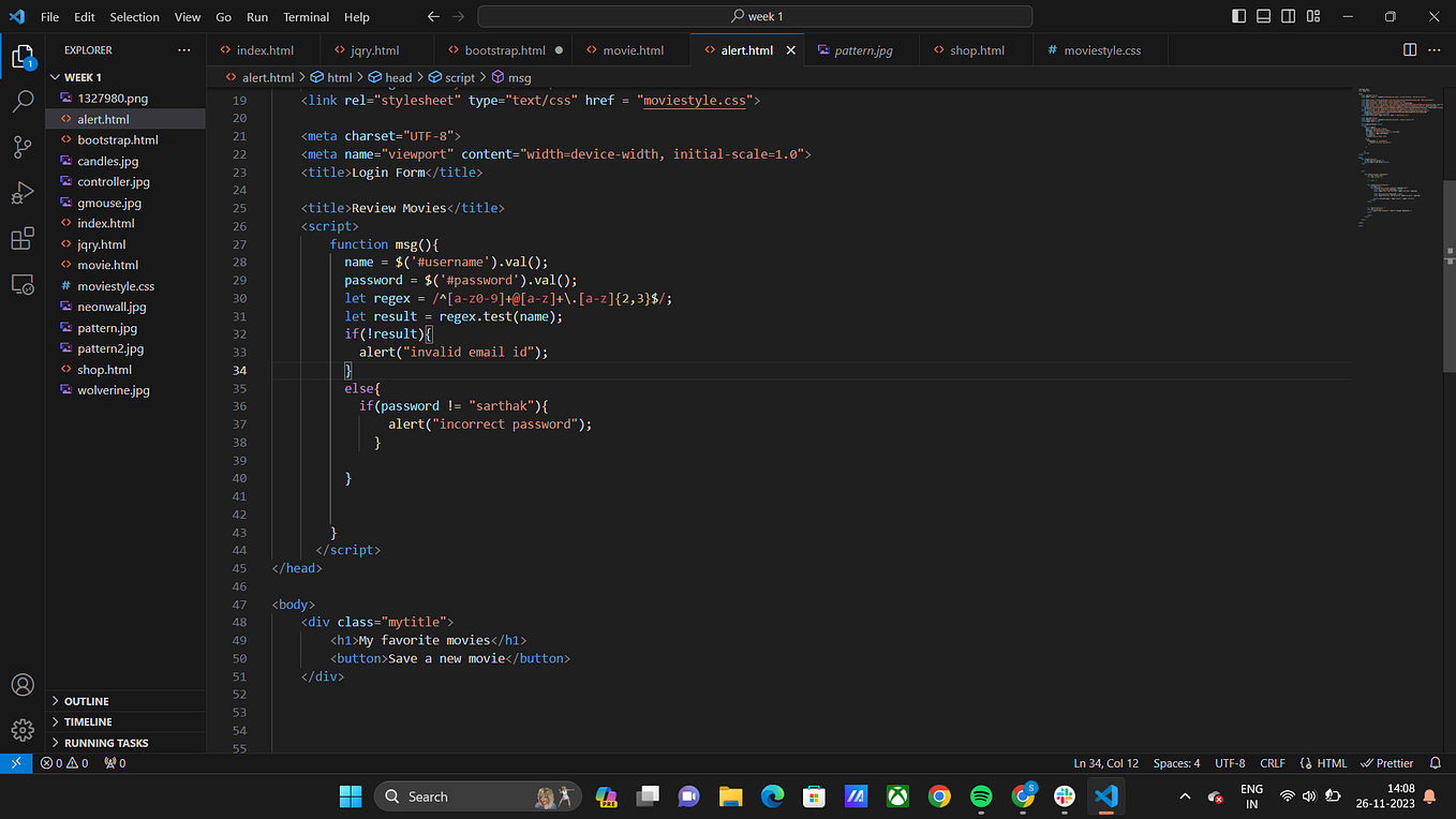 Sparta Coding Club Week 3— Today I learned | by Sarthak Singh | Medium