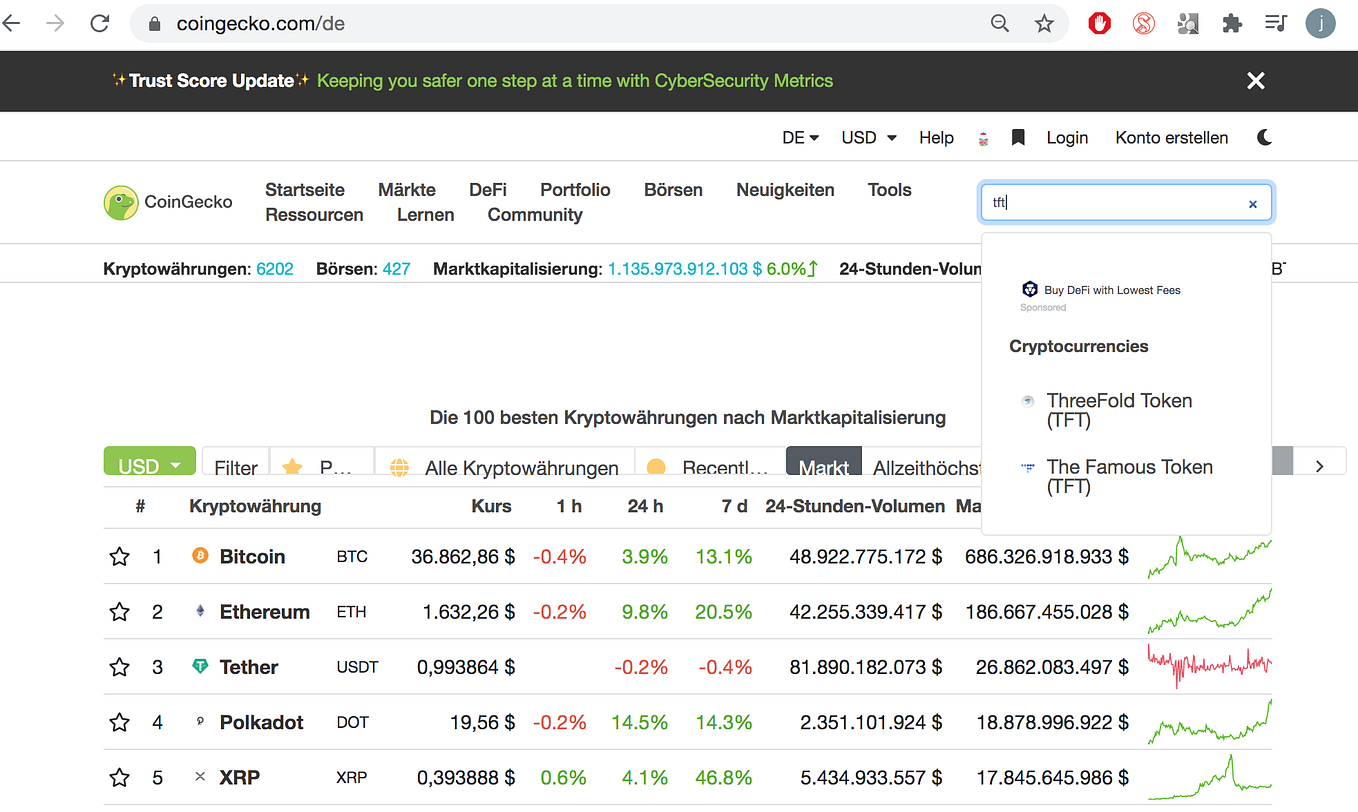 How to stake The Famous Token. You can now start staking TFT tokens to ...