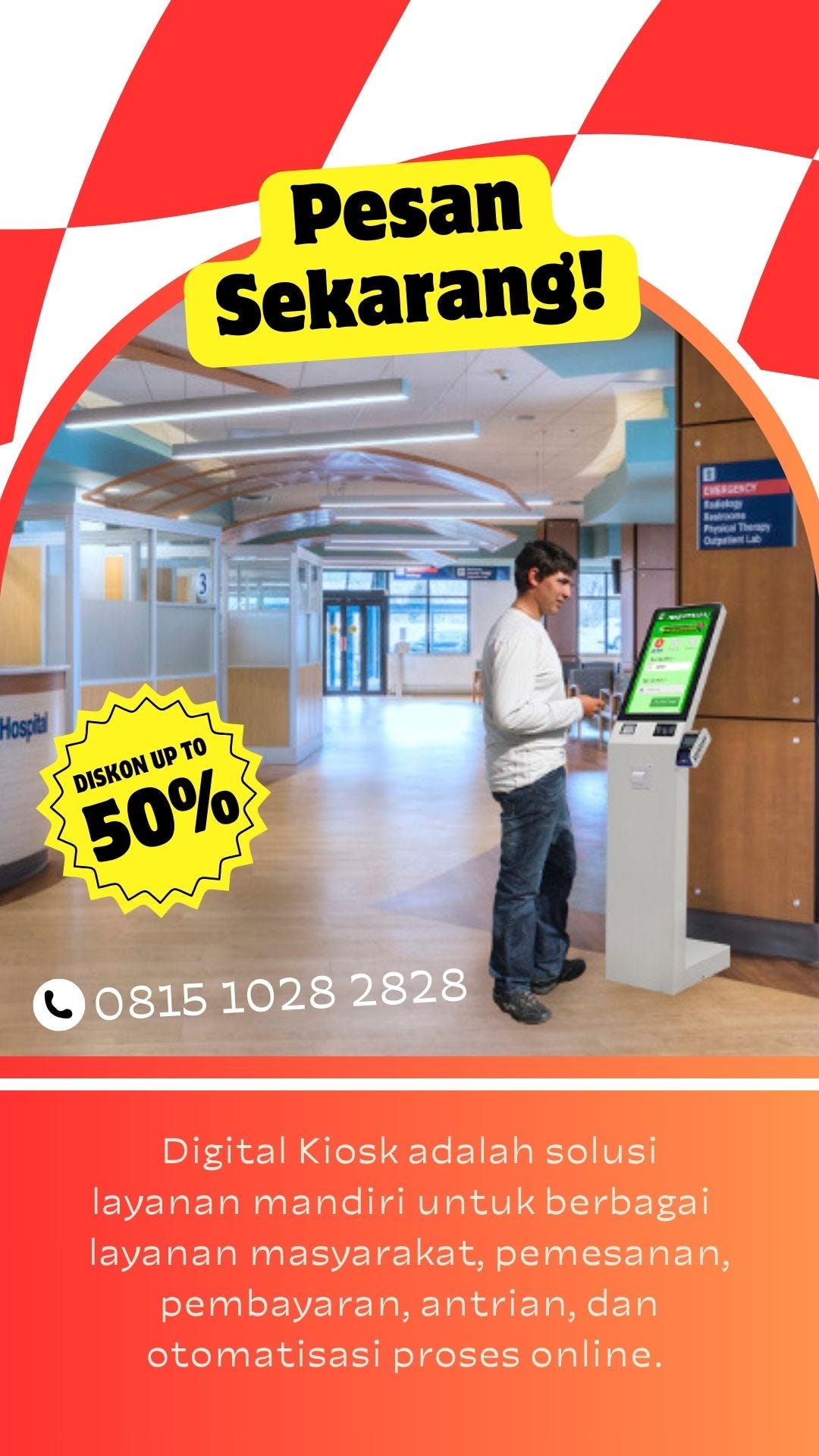 Promo! Self Sercive Kiosk Terbaru Restoran Jakarta, WA : 081510282828 ...
