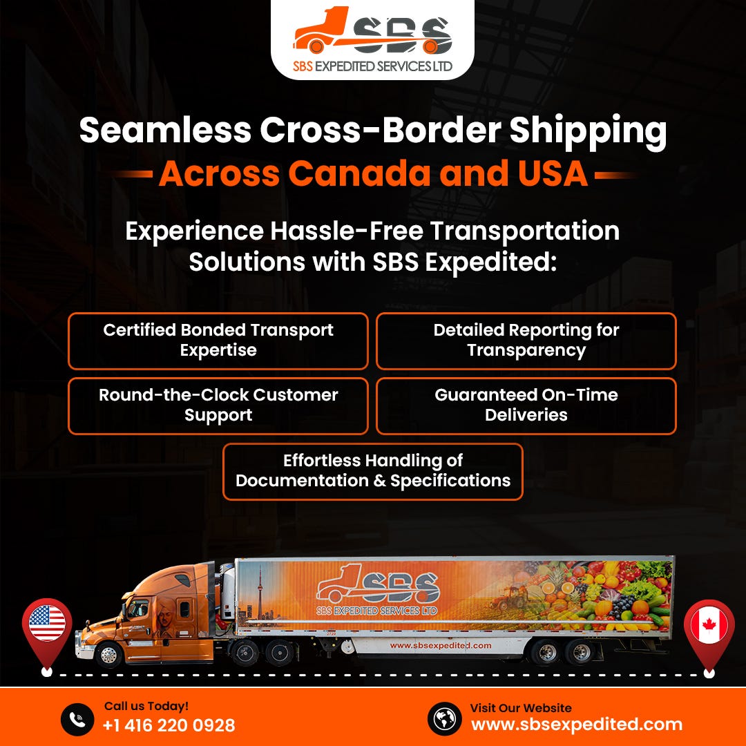 SBS Expedited: Leading the Way in Reliable and Efficient Transportation Services in Canada | by ...