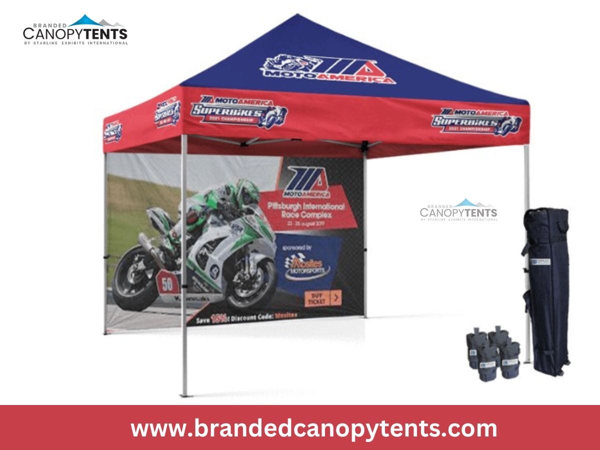 custPerfectly Tailored 10x10 Custom Pop Up Tent | by Trade shows | Medium
